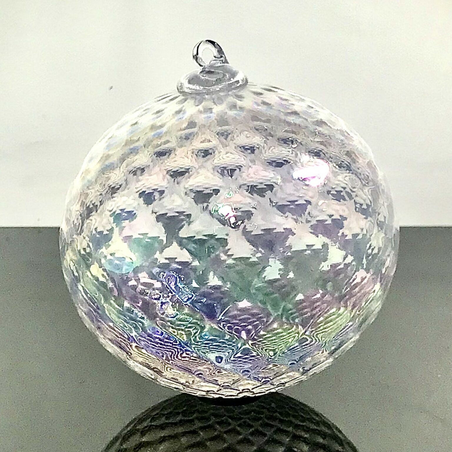 Iridescent Optic Glass Ornaments – Southern Highland Craft Guild