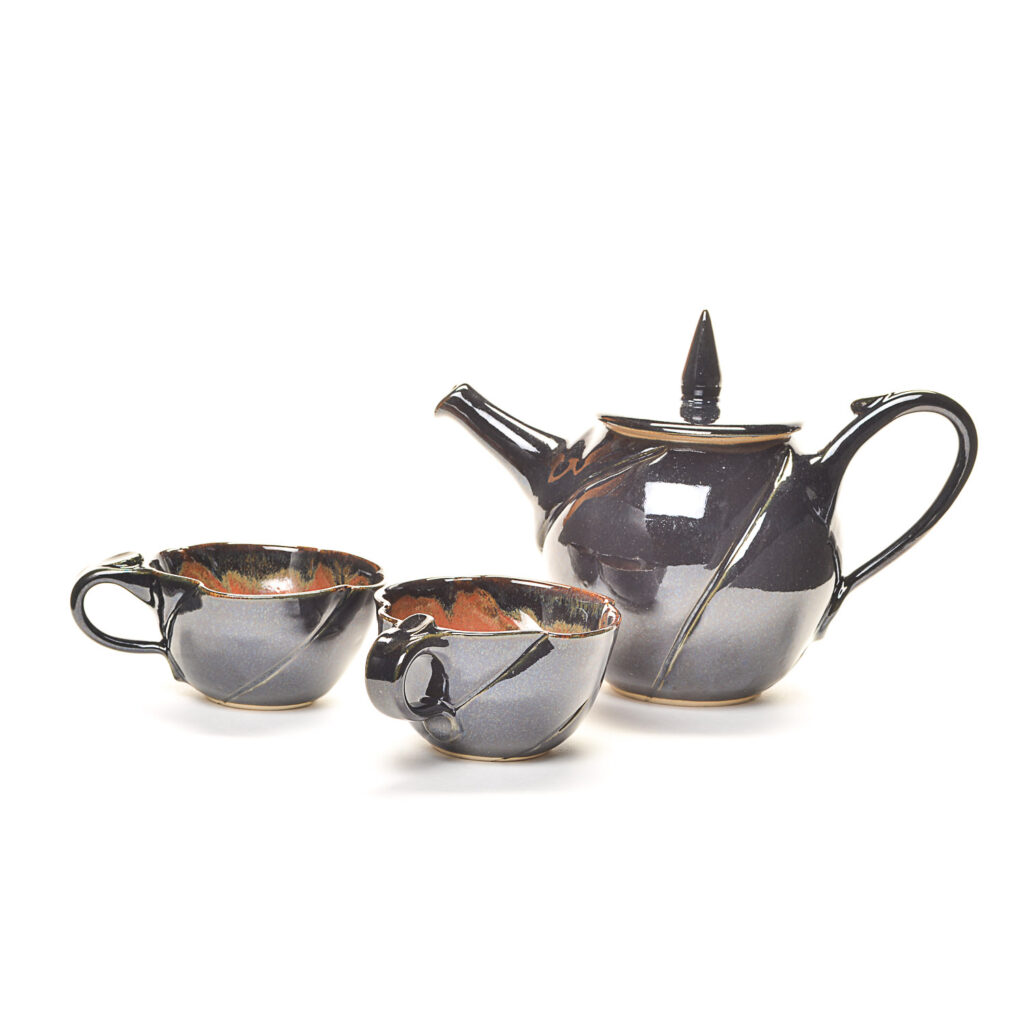 Teapot and Cups – Southern Highland Craft Guild