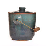 Brilliant Green Ceramic Compost Bucket – Southern Highland Craft Guild