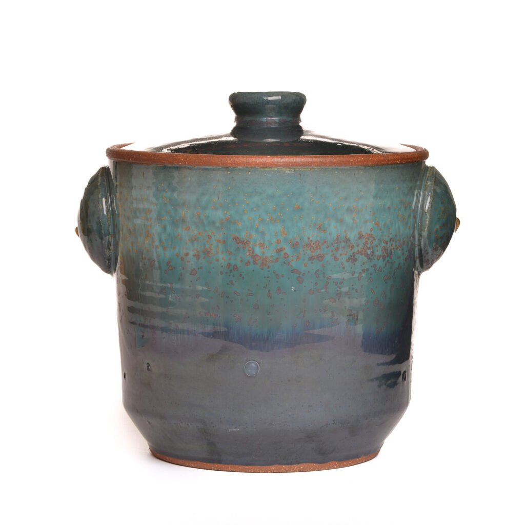 Brilliant Green Ceramic Compost Bucket – Southern Highland Craft Guild