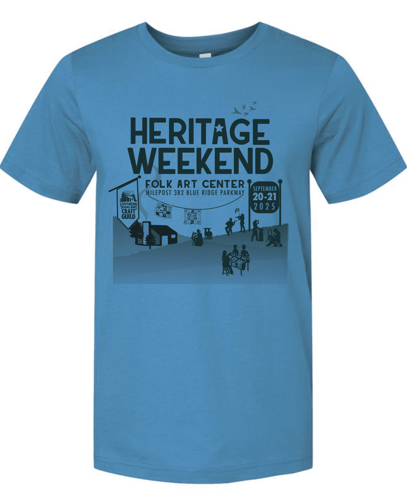 Heritage Weekend 2025 Shirt – Southern Highland Craft Guild