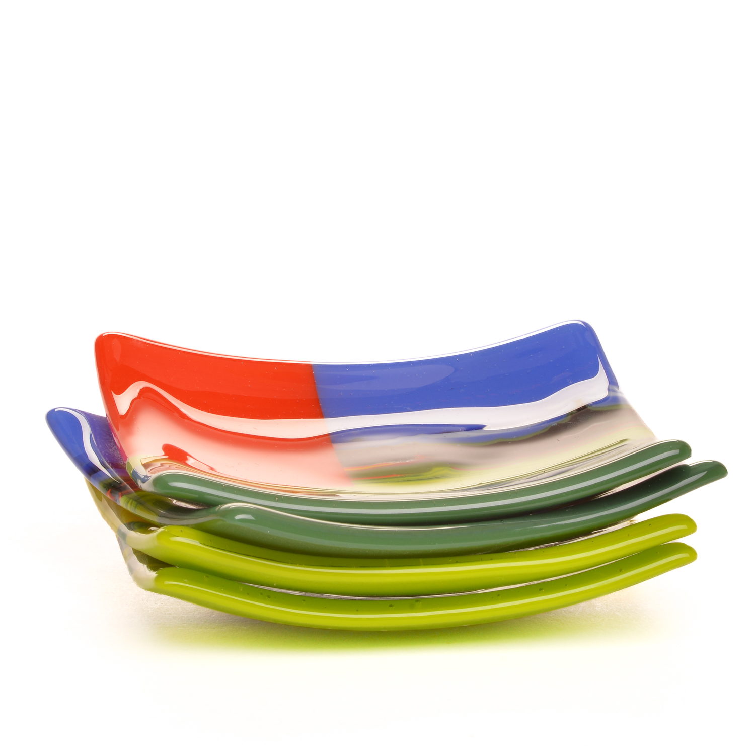 Glass “Autumn” Landscape Plate – Southern Highland Craft Guild