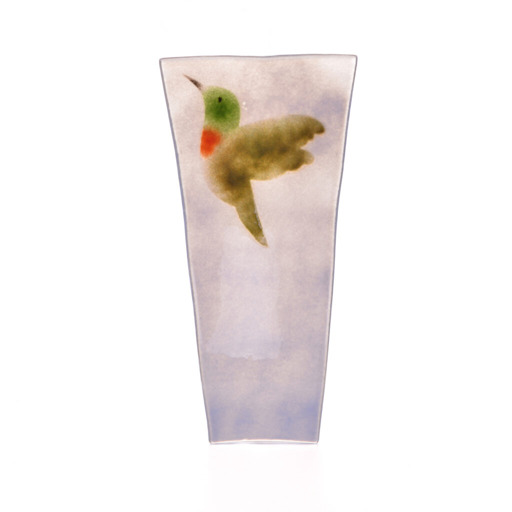 Glass Hummingbird Spoon Rest – Southern Highland Craft Guild